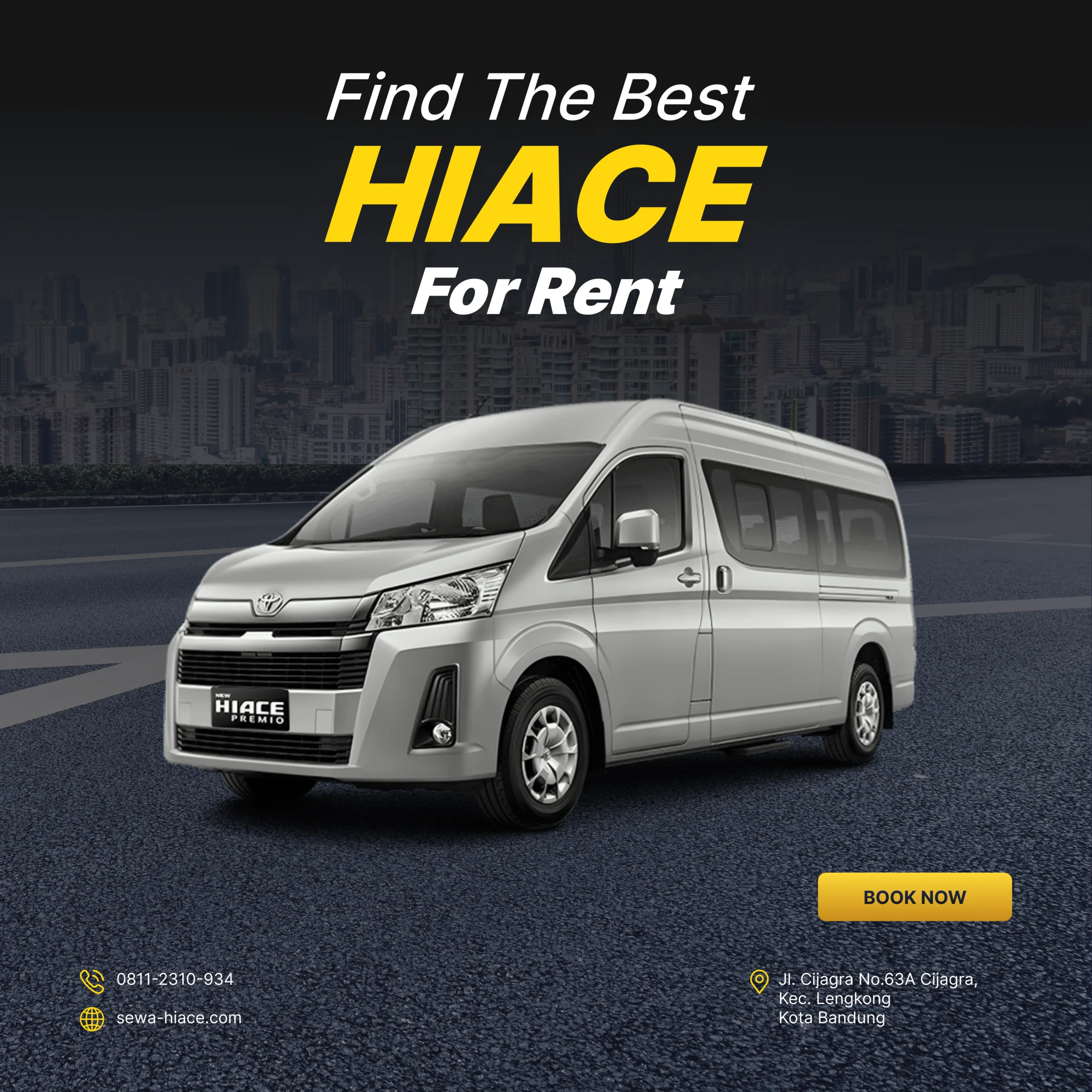Sewa Mobil Hiace Bandung - Sewa Hiace